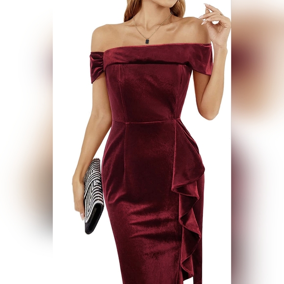 Kancy Kole | Dresses | Nwt Kancy Kole Off The Shoulder Cocktail Dress ...